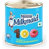 Nestlé Milkmaid Sweetened Condensed Milk, Liquid, 400G Tin [Pack of 2 ...