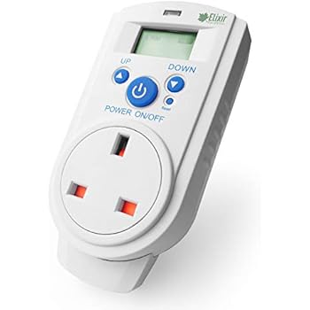 Plug In Thermostat Tubular Heater Heating Control Et05: Amazon.co.uk ...