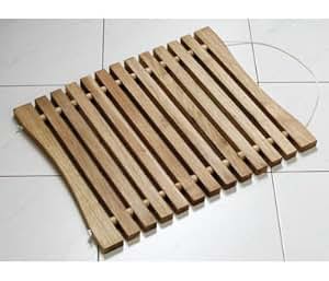 WOOD BATHROOM WALNUT DUCKBOARD DUCK BOARD: Amazon.co.uk: Kitchen & Home