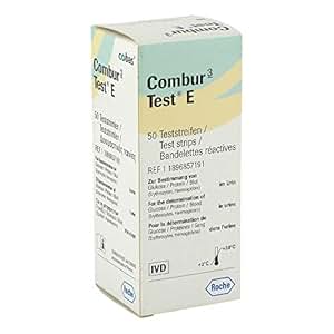 COMBUR 3 Test E Test strip 50 St Test Strip: Amazon.co.uk: Health ...