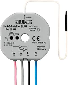 Jung FA26UP Funk-Aktor UP 2-kanalig Schalter: Amazon.de: Baumarkt