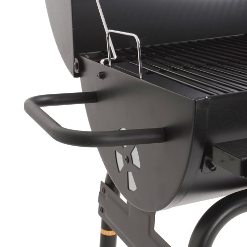 Azuma Black Steel Barrel BBQ Barbeque Charcoal Grill Cooking Garden ...