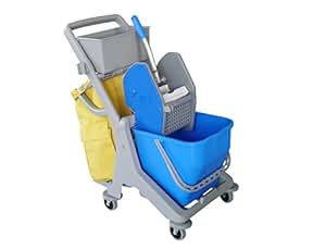 Deluxe Mini Cleaning Trolley All Purpose Utility Cleaning Trolley with ...