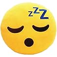 Sweelive ZZZ Smiley Face Face Sleeping Emojis Cushion Smiley Face ...