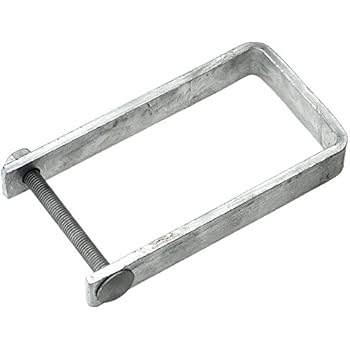 Throw Over Loop Gate Latch 2" Wide Galvanised or Black 12" Long ...