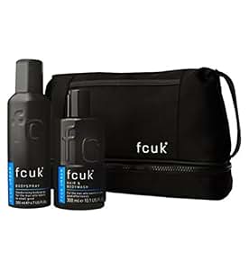 Fcuk Urban Grooming Wash Bag Gift Set Urban Hair & Body Wash & Body ...