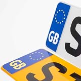 2 x EU/GB Touring Car Stickers. European/Great Britain Legal Vinyl ...