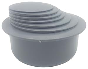 Grey Colour Gutter Down Pipe Downpipe Downspout Reducer 110mm to Any ...
