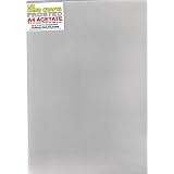 10 A4 Frosted Acetate Sheets 100 Micron Laser & Copier Printable ...