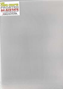 A4 Frosted Acetate 300 Micron x 5 Sheets - UKCC0240: Amazon.co.uk ...
