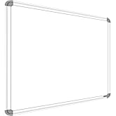 Camin Melamine Whiteboard Non Magnetic 2X3 Feet Double Sided White ...