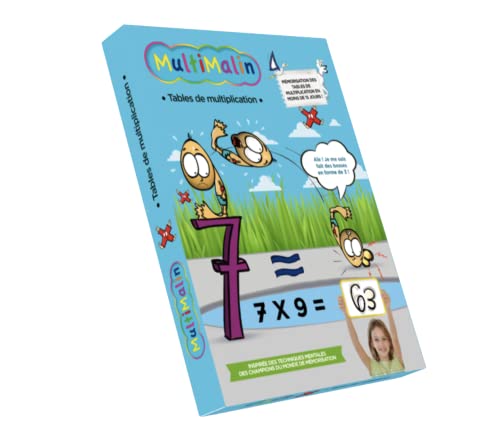 MultiMalin - multiplication tables (box containing 1 booklet, 1 DVD and ...