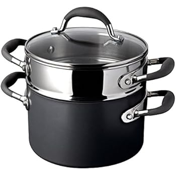Raymond Blanc Professional Hard Anodised Cookware Set , 5-Piece - Black ...