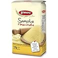 Granoro Semola di grano duro / Hartweizengrieß gemahlen 1 kg. : Amazon ...