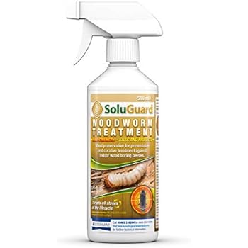 Soluguard Woodworm Treatment (500ml) - Ready For Use High Strength ...