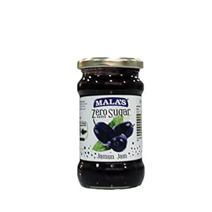 Mala's, Zero Sugar Jamun Jam 350g, 1 Count : Amazon.in: Grocery & Gourmet Foods