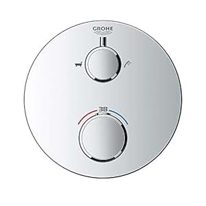 Grohe 24075000 Thermostatic Shower Mixer - Chrome, 24077000: Amazon.co ...