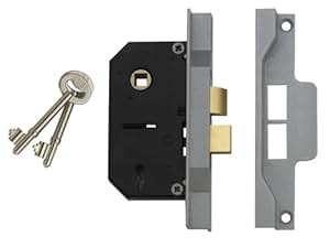 Union Locks 2242 2-Lever Mortice Rebated Sash Lock Electro 78.5mm ...