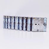 RACO Electrical Metal Box GI Box Galvanised Metal Back Deep Box (10 ...