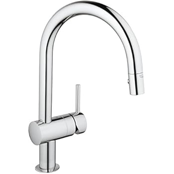 GROHE Robinet de Cuisine Concetto Douchette Escamotable Haute Plage de ...