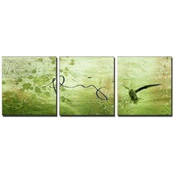 Amazon.de: SONDERANGEBOT 3 teiliges WANDBILD Abstrakt MODERN Leinwandbild (fly-3teilg-50x50 ...