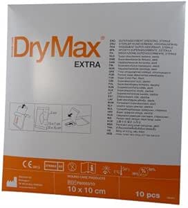 Compresse super absorbante Drymax Extra - 10 x 10 cm: Amazon.fr ...