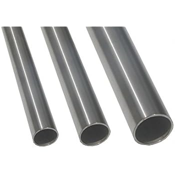 Edelstahlrohr V2A Edelstahl Geländer Rohr Rundrohr 30x2mm geschliffen ...