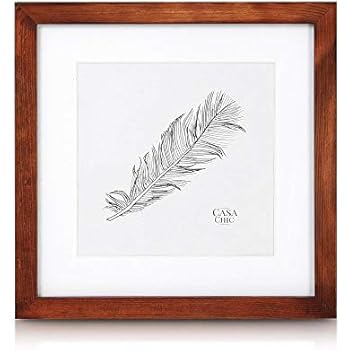 Wall Space Square Frame 10x10 Solid Oak - 10 x 10 inch Square Photo Frame - Picture Frames Made ...