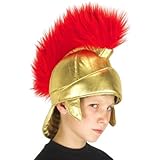 Roman Centurion Helmet Hat for Ancient Greek Fancy Dress Accessory ...