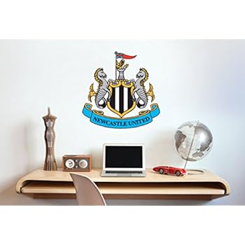Newcastle United Football Club Crest Wall Sticker Set Official ...