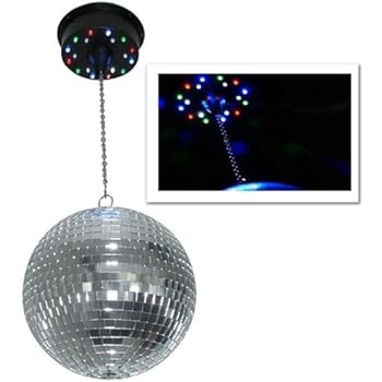 Brand New Soundlab Silver 300mm Lightweight Disco Mirror Ball Lighting ...