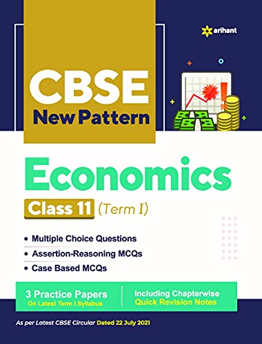 CBSE New Pattern Economics Class 11 for 2021-22 Exam (MCQs based book ...
