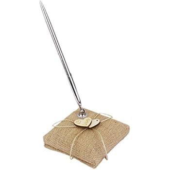 Reception Pen Desk Set On Chain With Stand- Black Counter Pen + Free ...