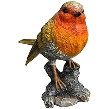 Selections Robin on a Stone Garden Ornament: Amazon.co.uk: Garden ...