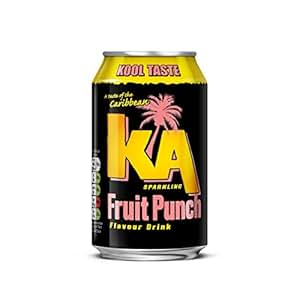 KA Sparkling Fruit Punch Cans, 330 ml, Pack of 24: Amazon.co.uk: Grocery