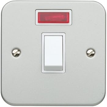 MK K5423WHI 20 amp Double-Pole Switch with Neon: Amazon.co.uk: DIY & Tools