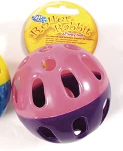 Roller Rabbit Activity Exercise Ball – Rabbit Toy, Jingle Ball : Amazon ...