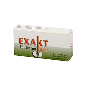 Exakt Tablettenteiler, 1 St.: Amazon.de: Drogerie & Körperpflege