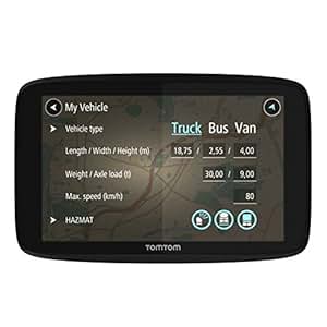TomTom Truck Go Professional 620 Navigatore per Autobus e Furgoni da 6 ...