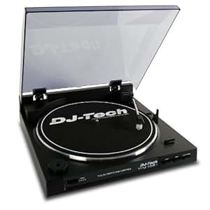 DJ TECH VINYL USB 1 Players Belt Drive: Amazon.co.uk: Musical Instruments