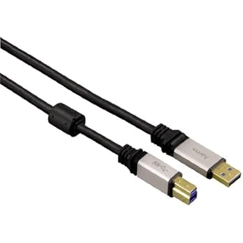 Hama USB Cable Double Shielded 1.8 m USB 3.0: Amazon.co.uk: Computers ...