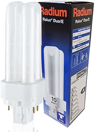 Radium RALUX DUO/E RX-D/E, 10 watt - 10W / G24q-1 / 830 : Amazon.co.uk ...