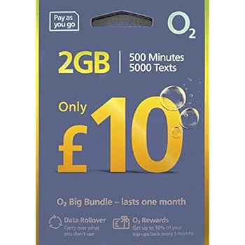 O2 Genie Pay as You Go Sim Card Pack: Amazon.co.uk: Electronics
