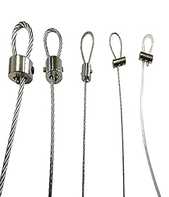 Steel Wire Rope clamp grip wire eye (1MM Wire Grip): Amazon.co.uk ...