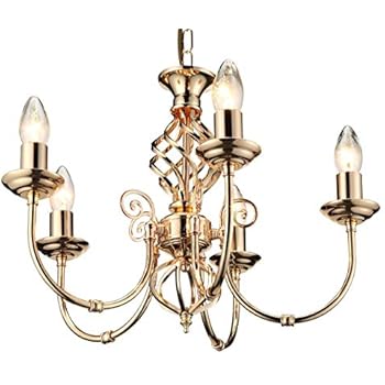 Traditional Style Distressed White Shabby Chic 3 Way Ceiling Light ...