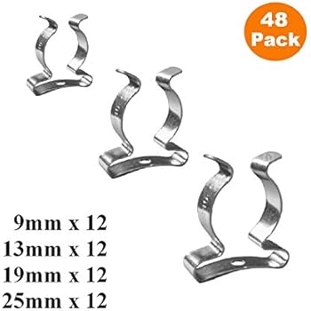 25 x Assorted Tool Spring Terry Clips Heavy Duty Storage/Shed Garage ...