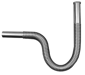 Stainless Steel Flexible Siphon DN30 Bathroom Sink Drain Hose Pipe ...
