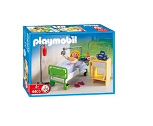 Playmobil - 4405 - Jeu de construction - Patient / chambre d'hôpital ...