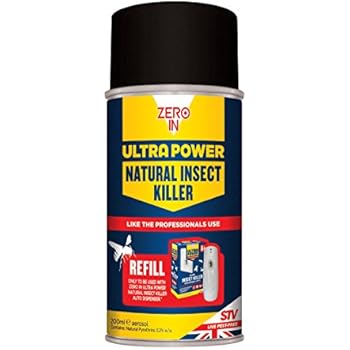 Zero In Ultra Power Flying Insect Killer Auto Dispenser and Refill (24 ...