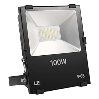 LE Lighting EVER Projecteur LED 100W, 11000 Lumens Lumière Blanc du ...